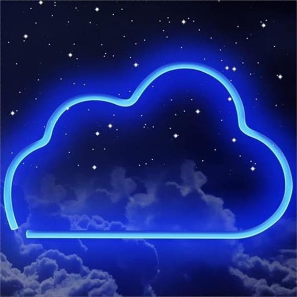 Other | Cloud Led Light Led Light Signcloud Neon Signs Blue Neon Signs ...